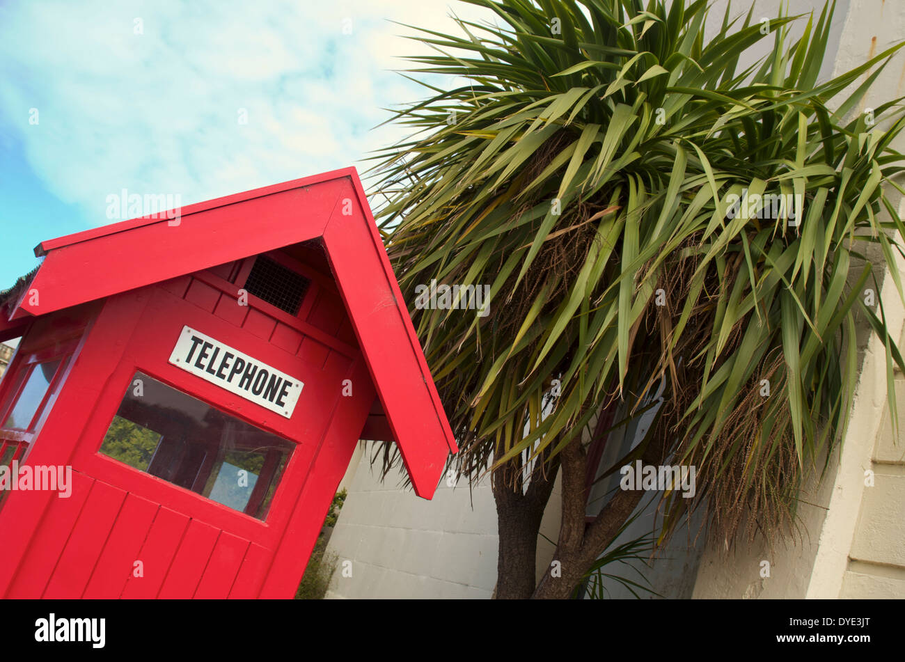 New zealand telephone box hi-res stock photography and images - Alamy