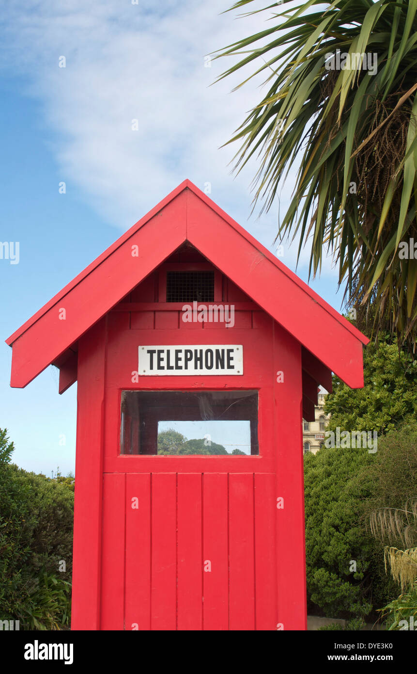 New zealand telephone box hi-res stock photography and images - Alamy
