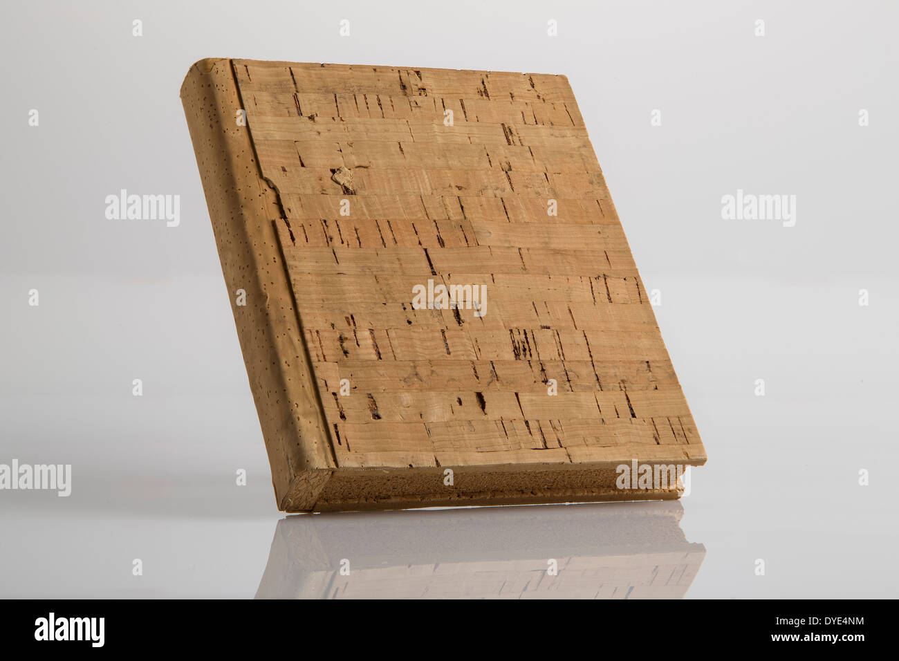 Blank vintage cork book Stock Photo - Alamy
