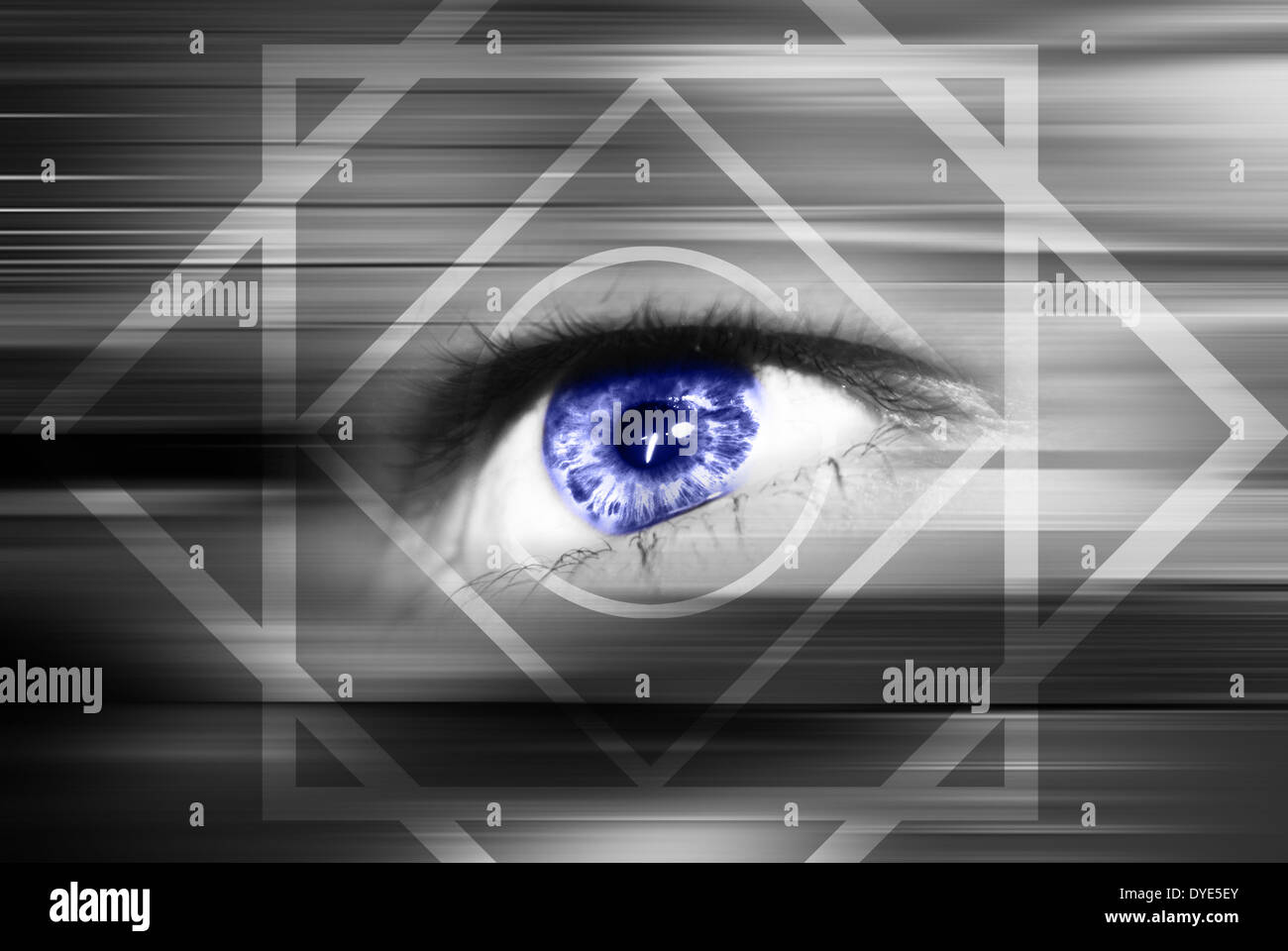 Digital eye in a future vision Stock Photo - Alamy