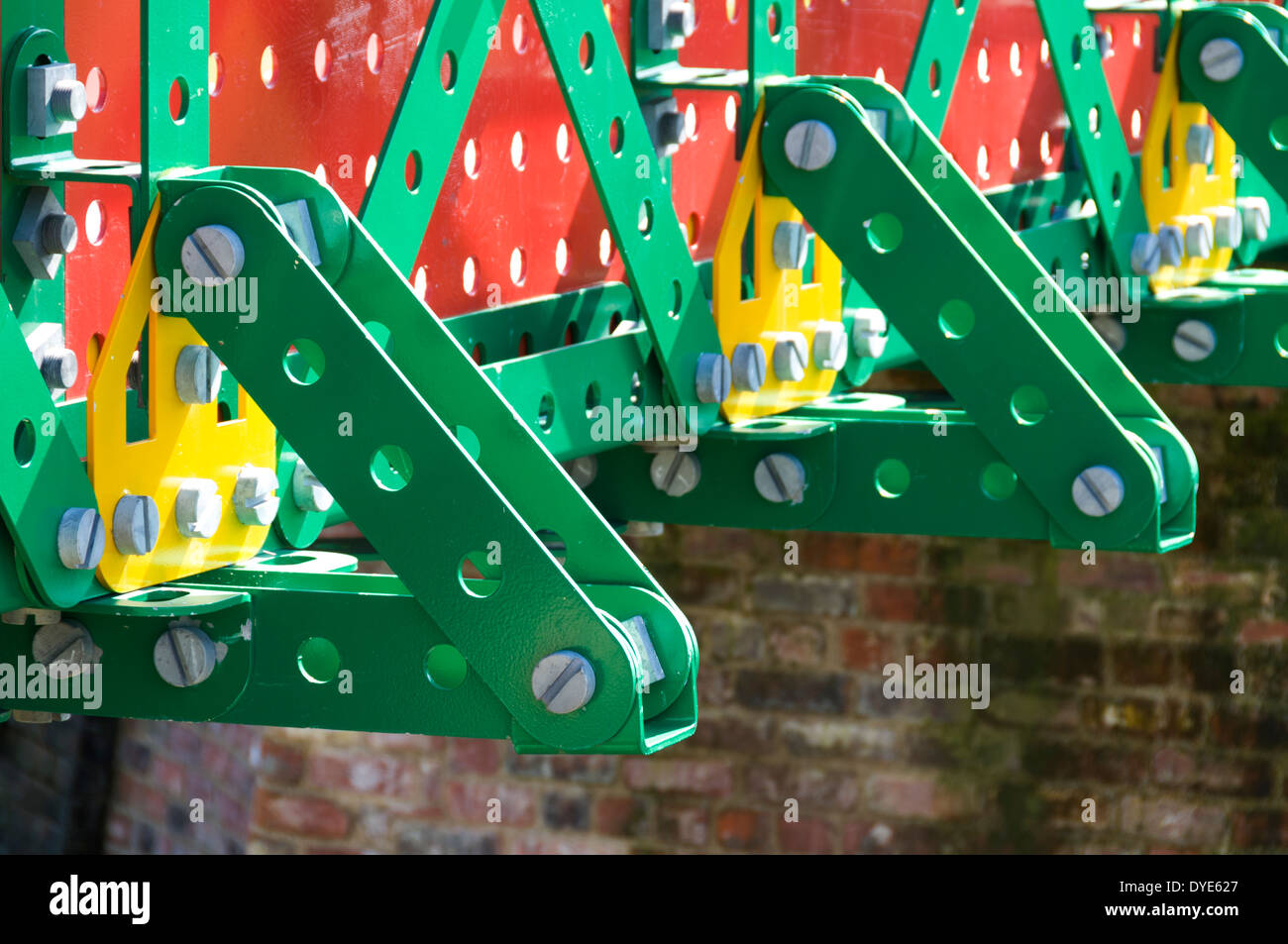 The Meccano Bridge over the Manchester Bolton & Bury Canal at Nob End ...