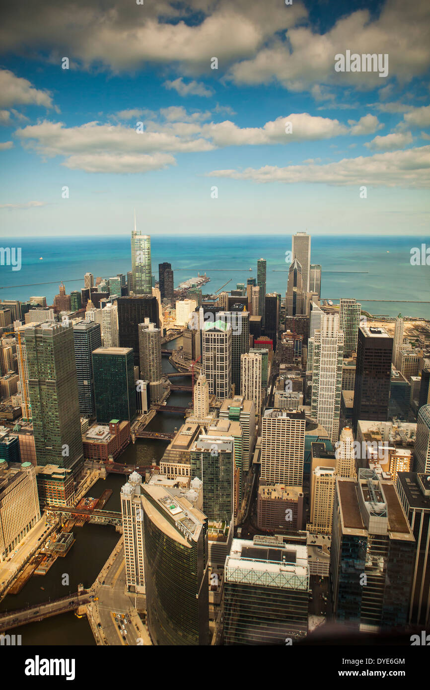 Aerial View Of Chicago High Resolution Stock Photography and Images - Alamy