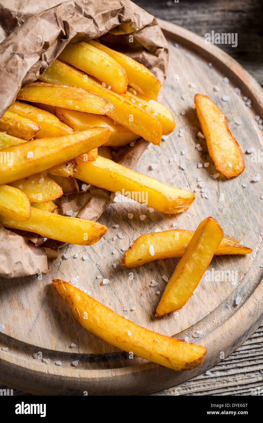 Homemade French fries made from potatoes Stock Photo - Alamy