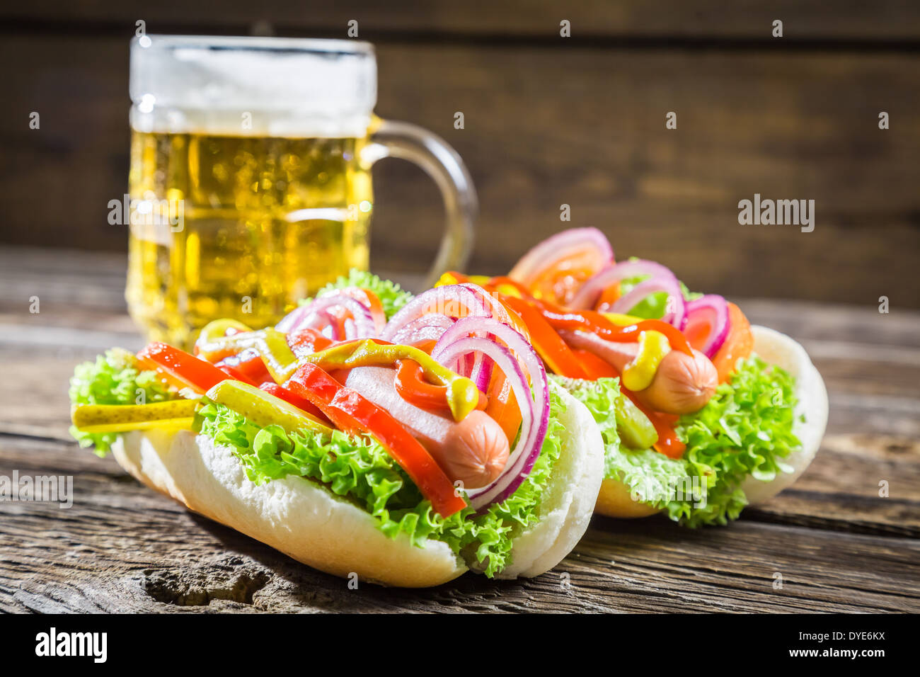 Fresh hot dog hi-res stock photography and images - Alamy
