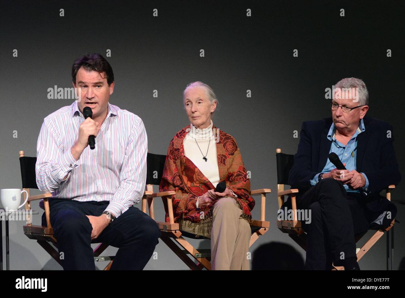 New York, NY, USA. 15th Apr, 2014. Alastair Fothergill, Jane Goodall ...