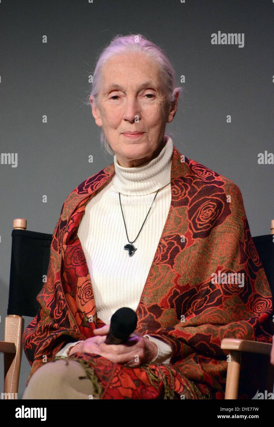 New York, NY, USA. 15th Apr, 2014. Jane Goodall at in-store appearance ...