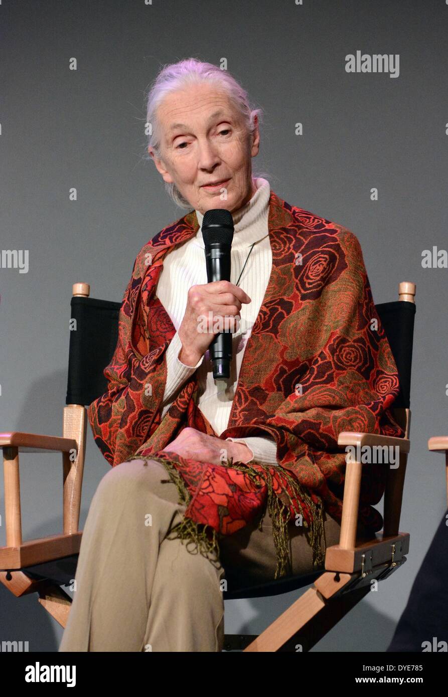 New York, NY, USA. 15th Apr, 2014. Jane Goodall at in-store appearance ...