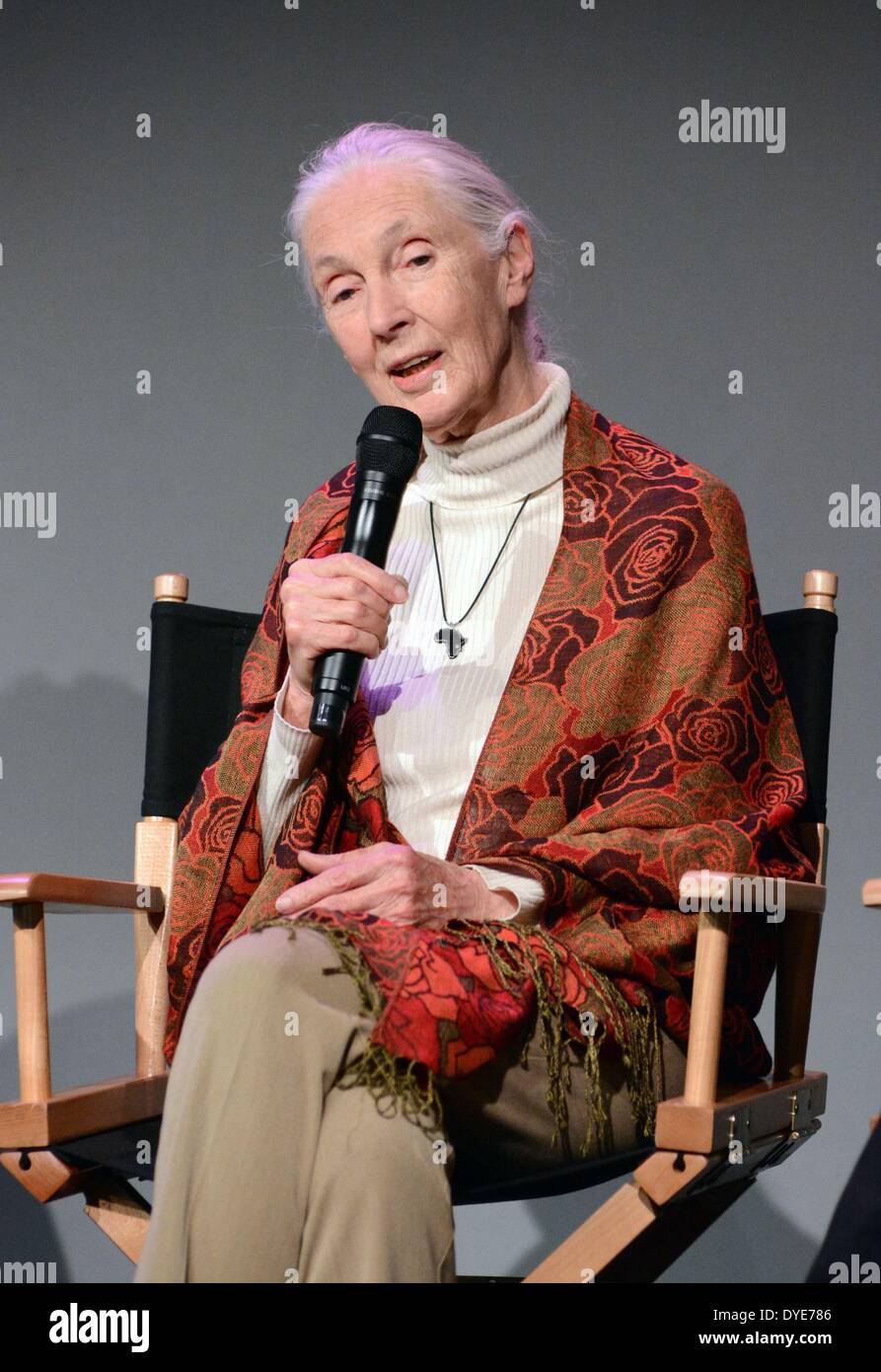 New York, NY, USA. 15th Apr, 2014. Jane Goodall at in-store appearance ...