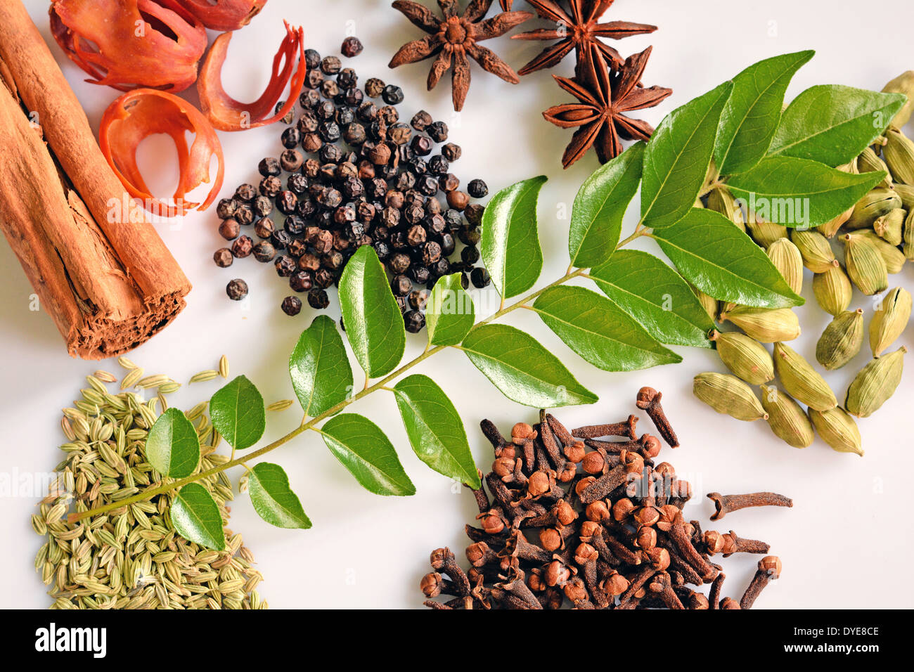 assortment of spices from Kerala Stock Photo - Alamy