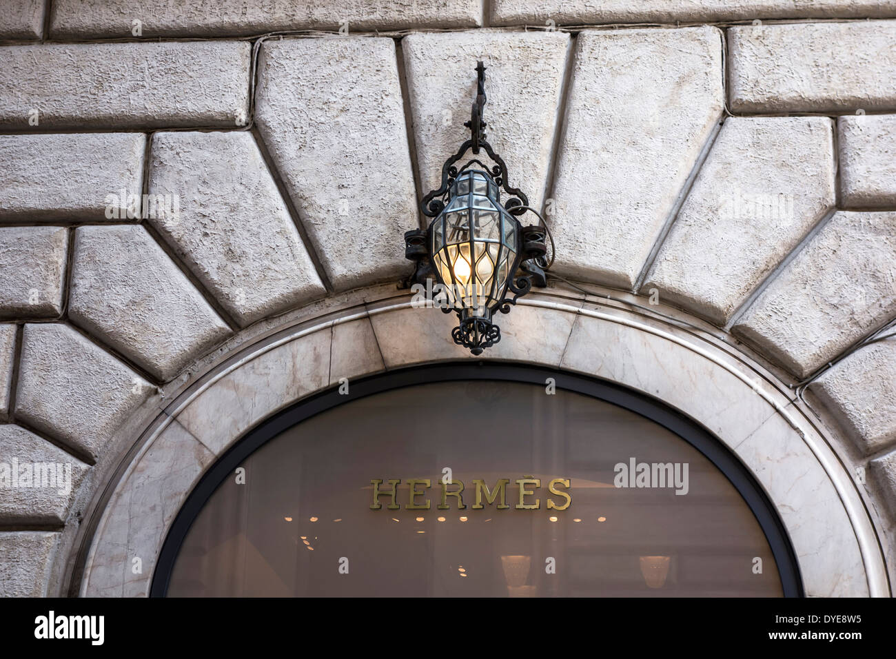HERMES shop closeup, Rome,Italy Stock Photo - Alamy
