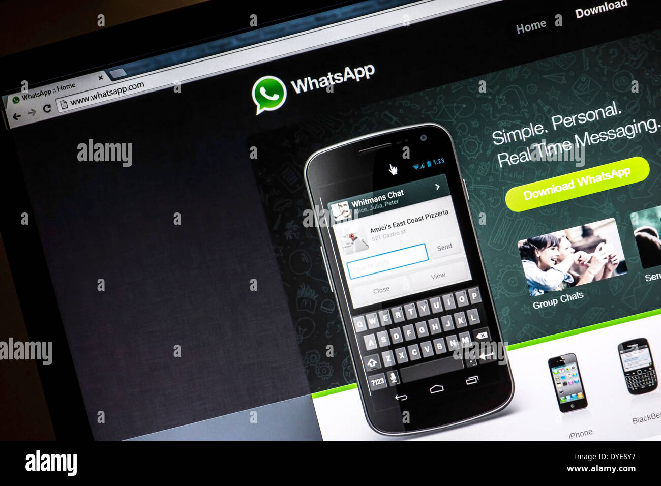 Whatsapp whats app logo icon hi-res stock photography and images - Alamy