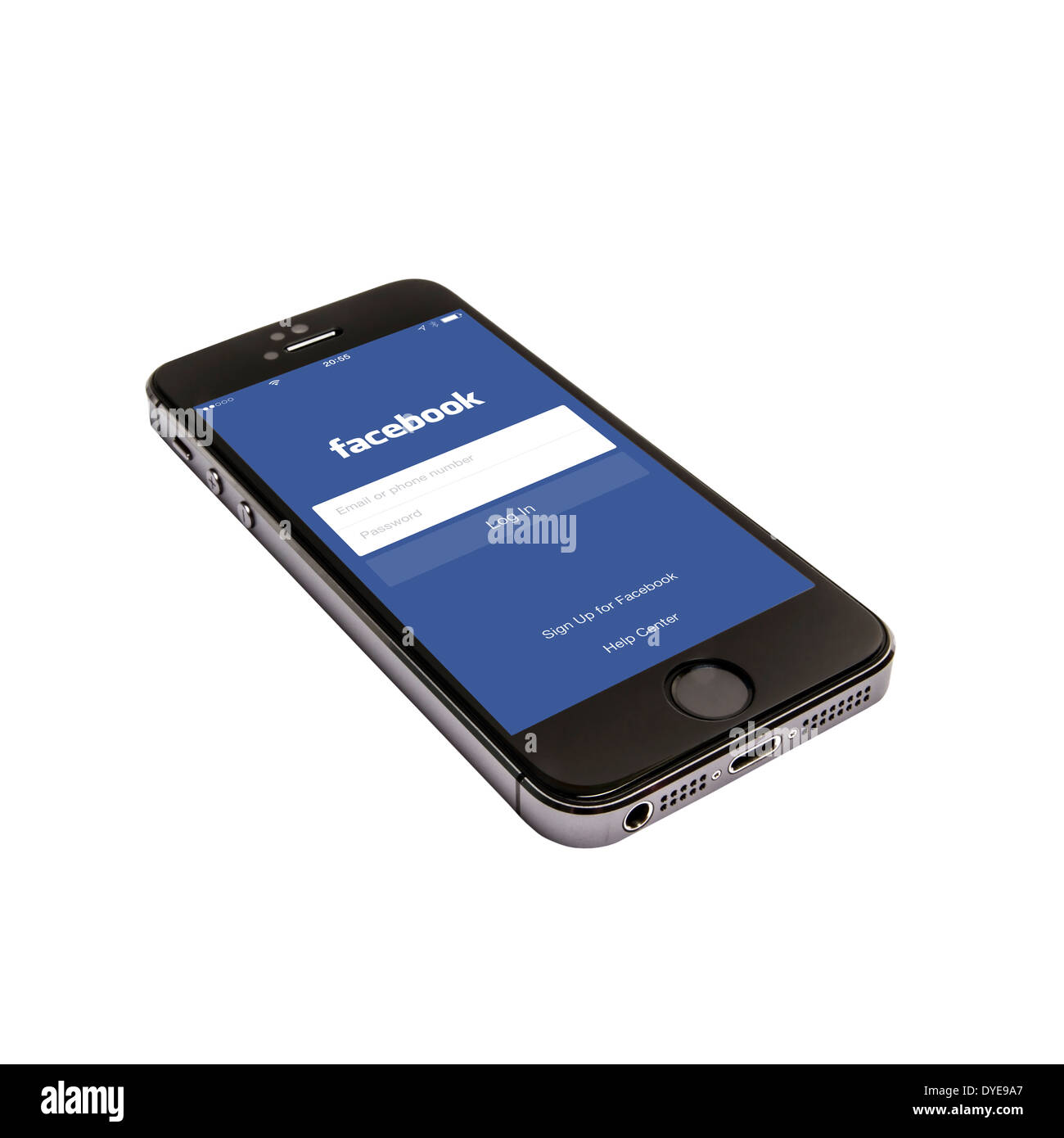 Mobile phone facebook icon Cut Out Stock Images & Pictures - Alamy