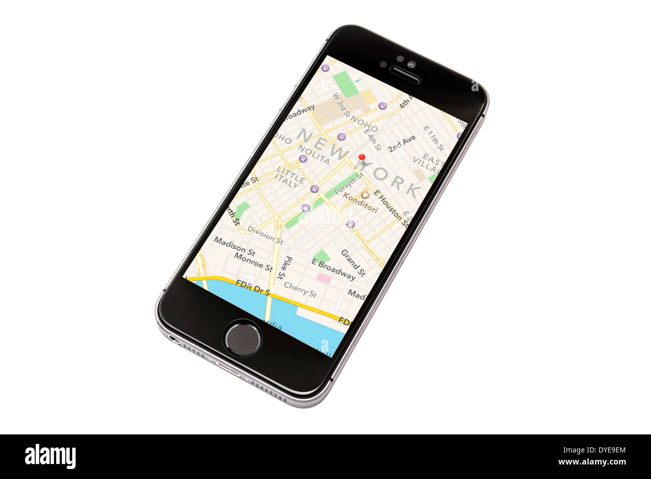 Digital screen map hi-res stock photography and images - Alamy