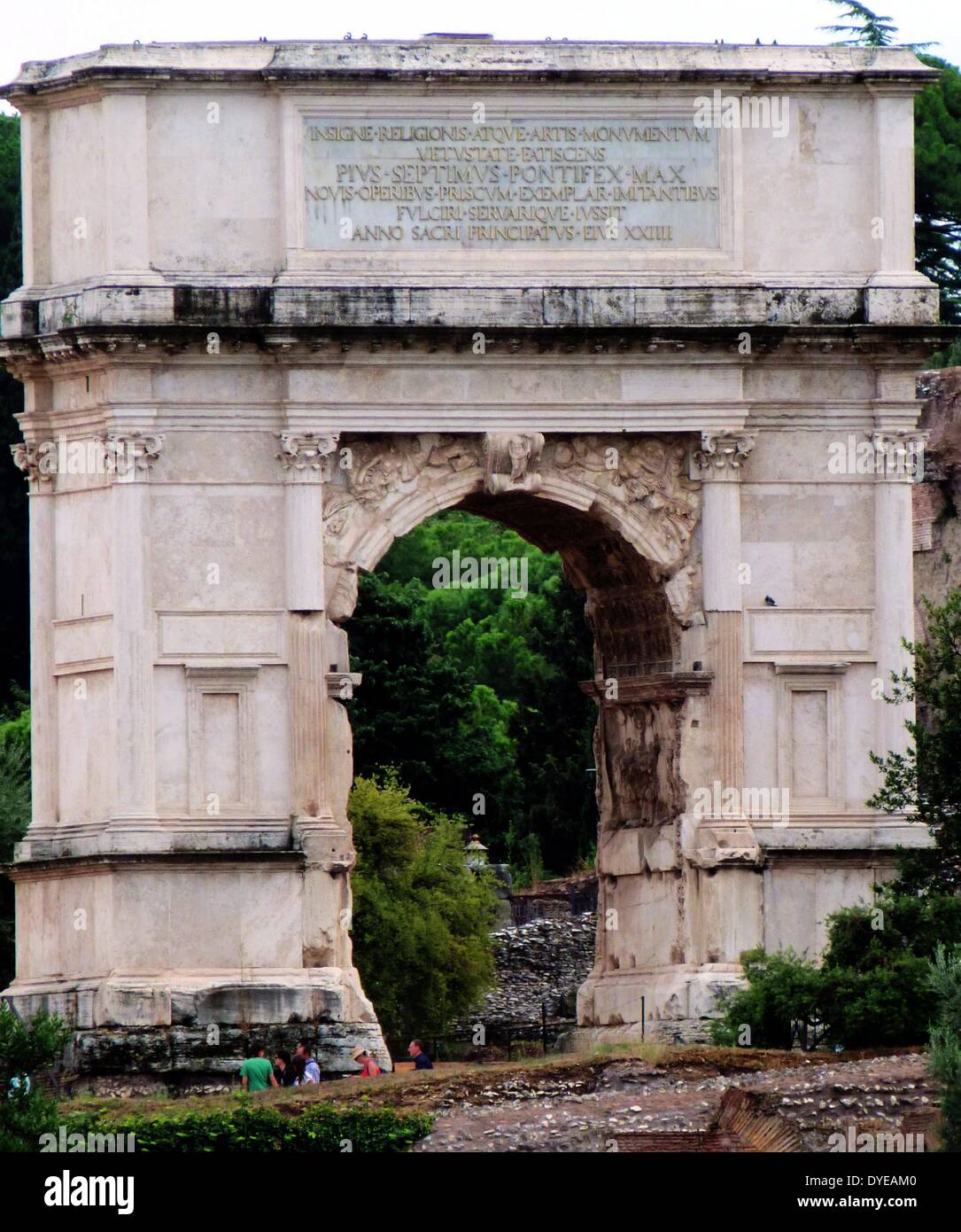 The Roman Forum is a rectangular plaza surrounded by the ruins of ...