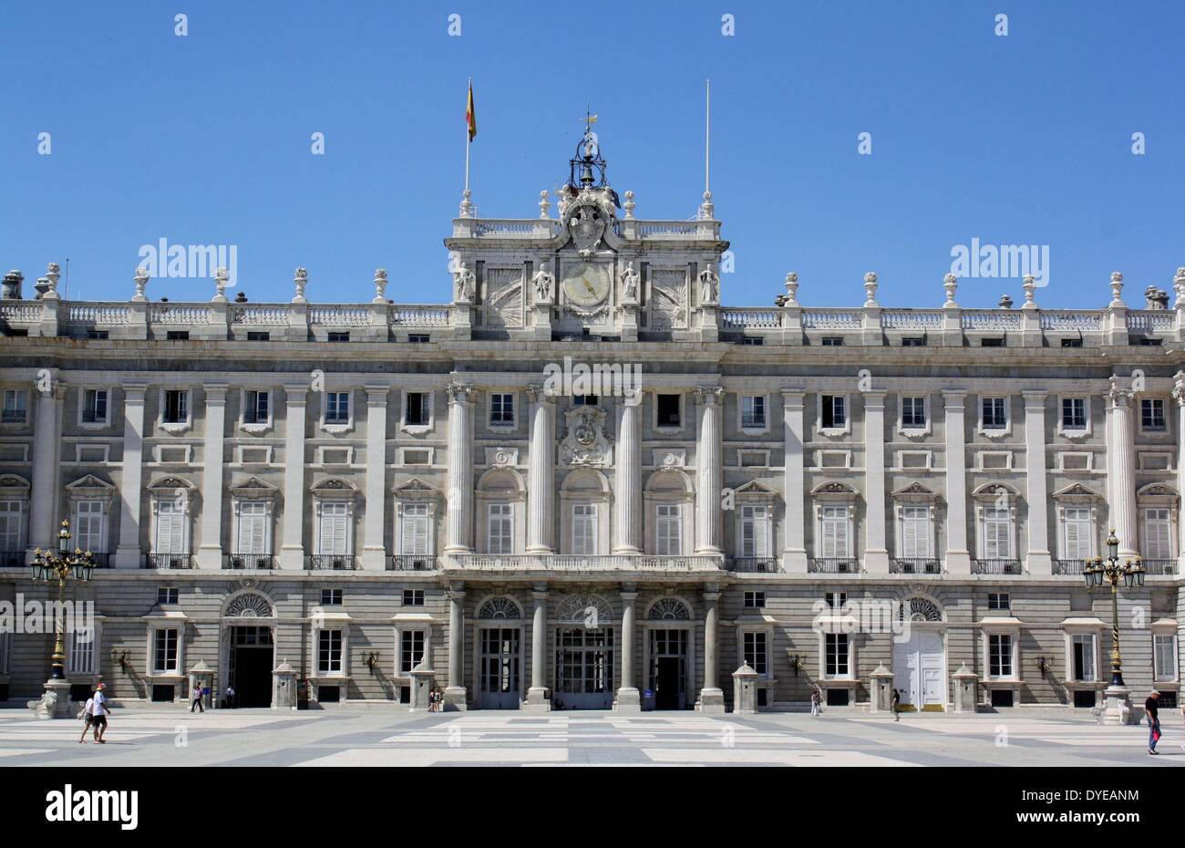 Views of the Royal Palace of Madrid. The official residence of the ...