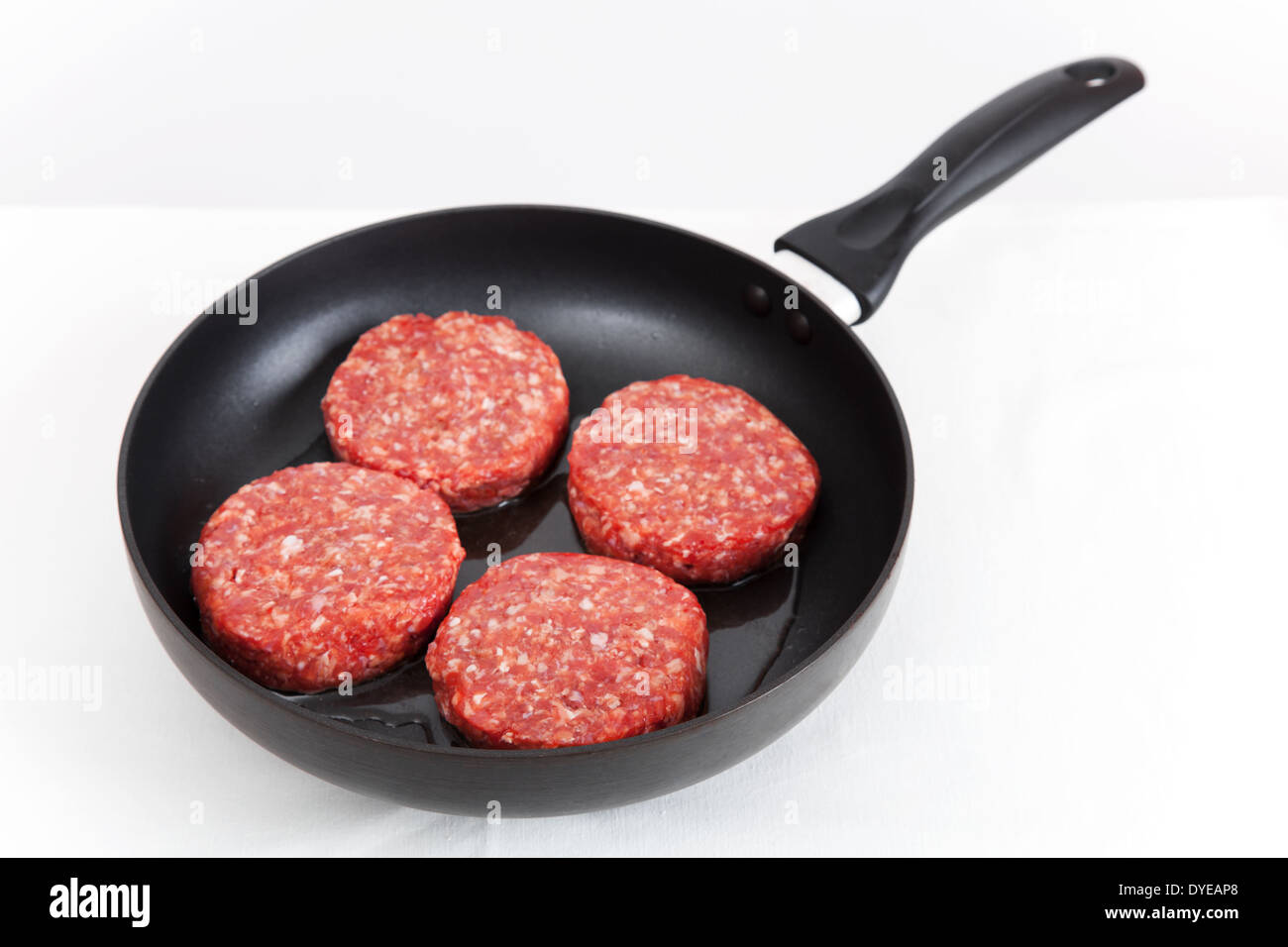 Cooking homemade meatballs in frying hi-res stock photography and ...