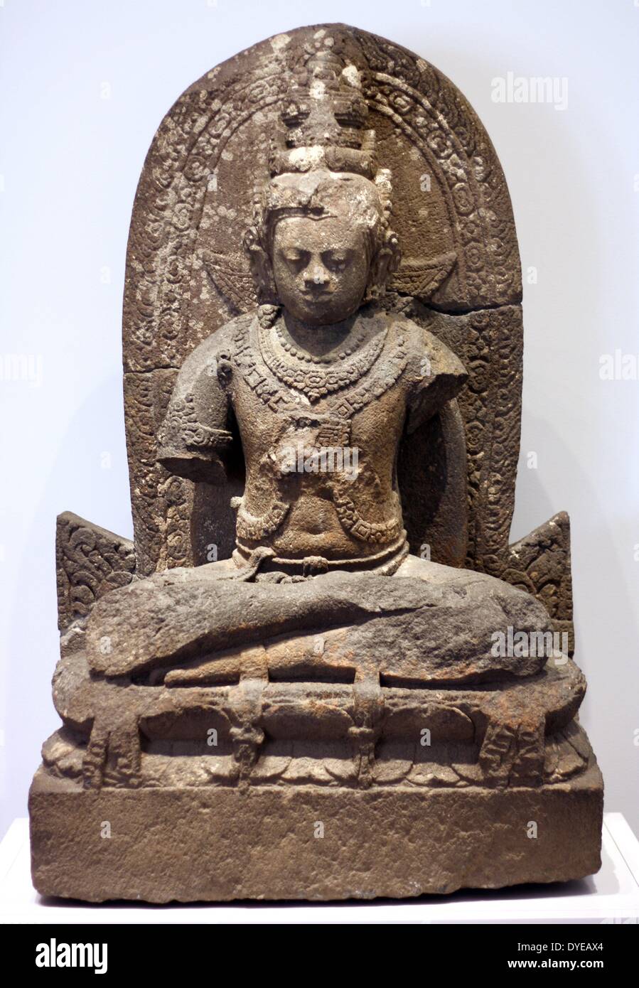 The bodhisattva Manjushri, Indonesia, Central Java, 9th century ...