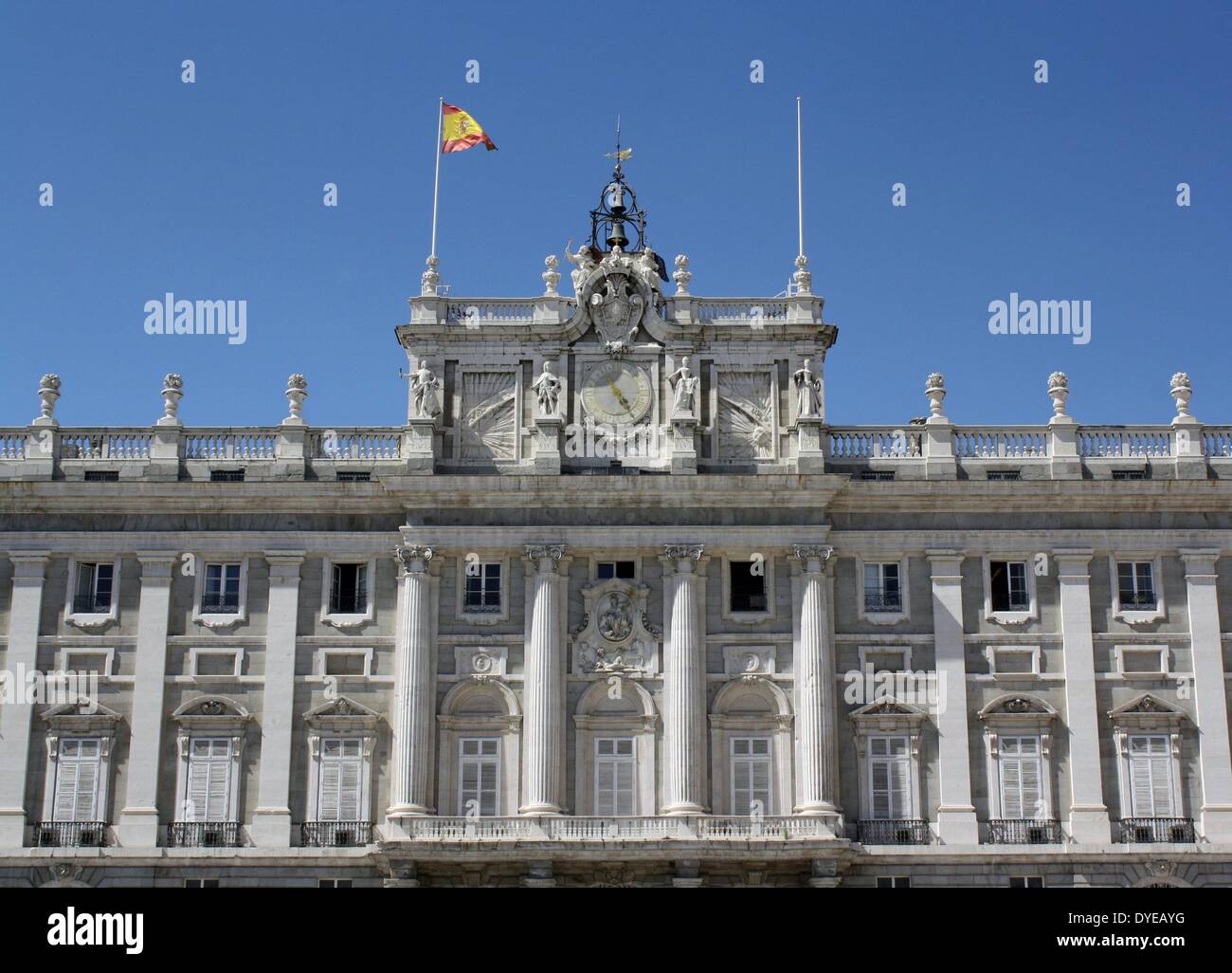 Views of the Royal Palace of Madrid. The official residence of the ...