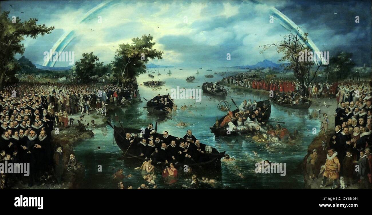 1614 at the left are the protestant north netherlanders hi-res stock ...