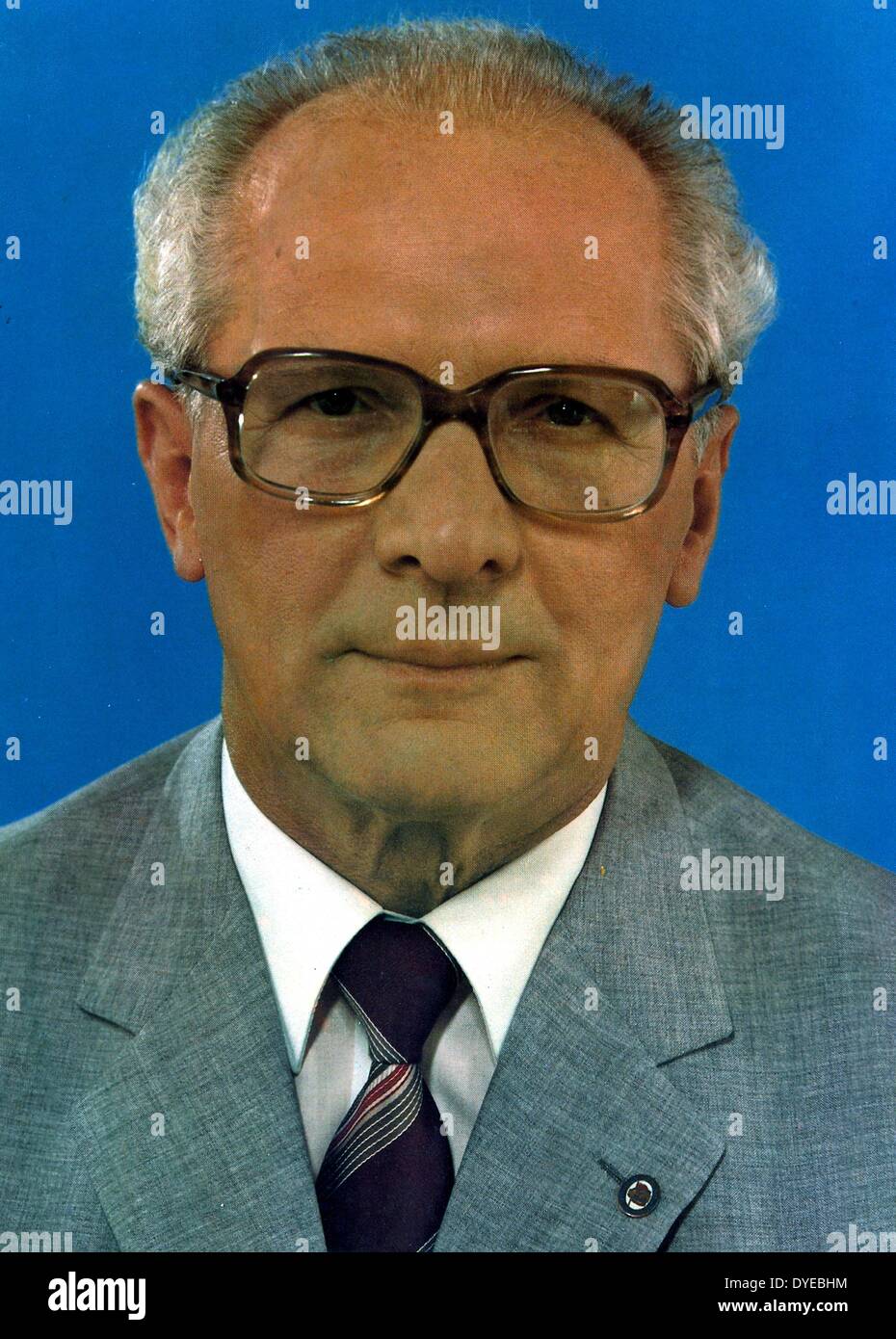 Erich Honecker 1912-1994, German communist politician who led East ...