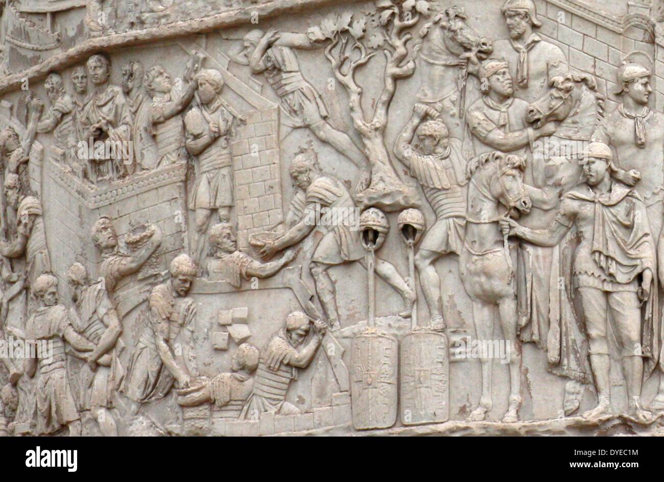 Trajan's Column is a Roman column commemorating the Roman Emperor ...