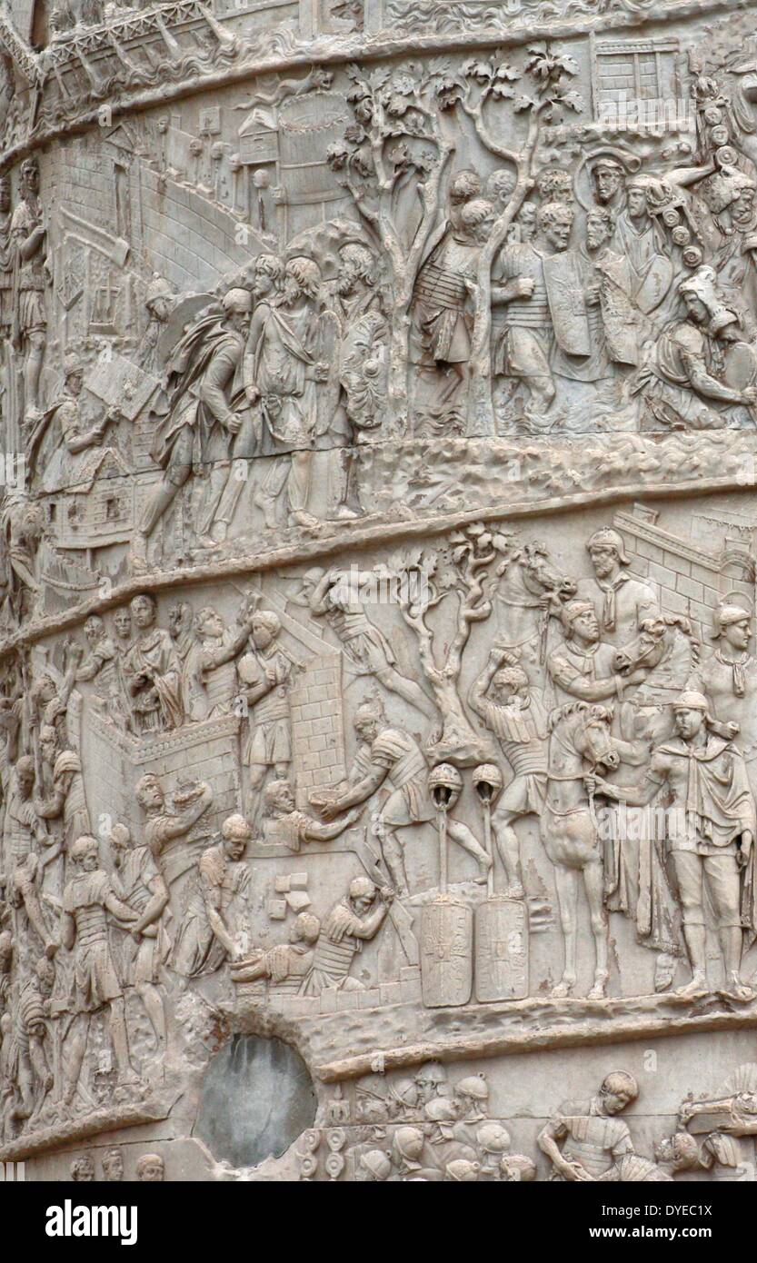 Trajan's Column is a Roman column commemorating the Roman Emperor ...