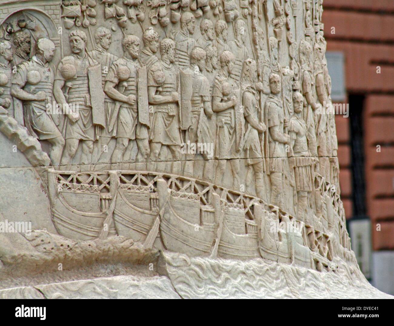 Trajan's Column is a Roman column commemorating the Roman Emperor ...