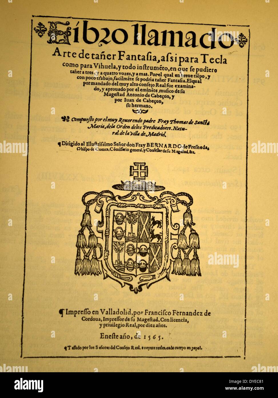 Title page from Santa Maria, Arte de Tanner Fantasia Valladolid ...