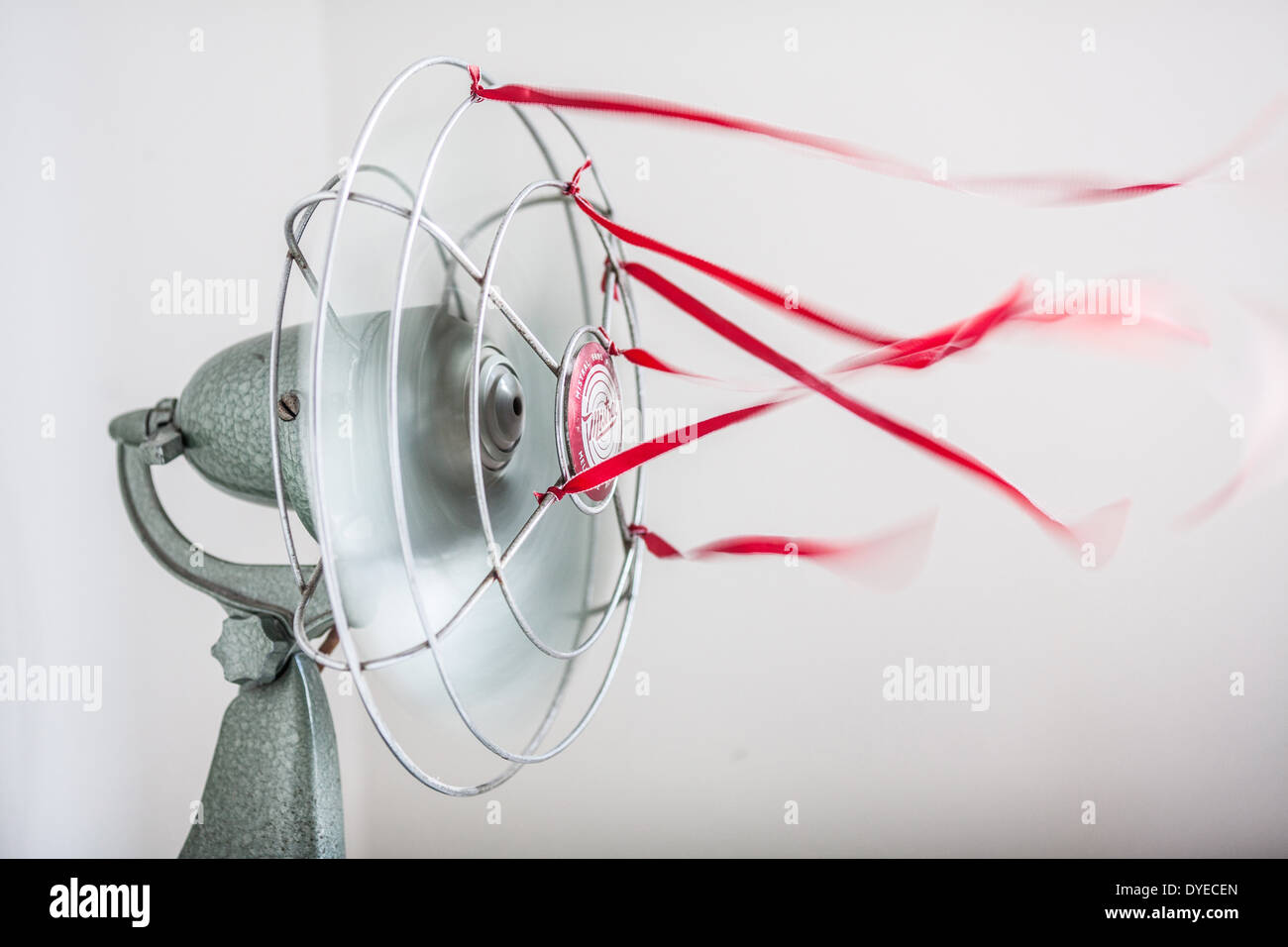 Fan blowing ribbons hi-res stock photography and images - Alamy