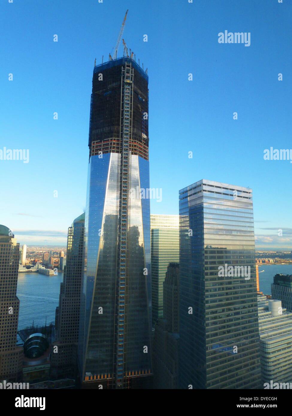 One World Trade Centre 104 story building at the site of the former ...