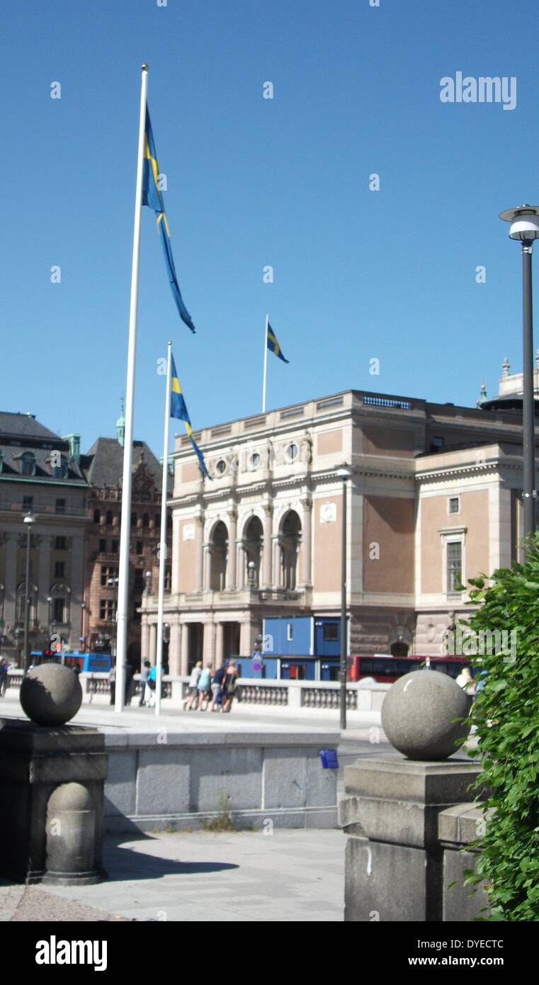 The swedish parliament building in stockholm hi-res stock photography ...