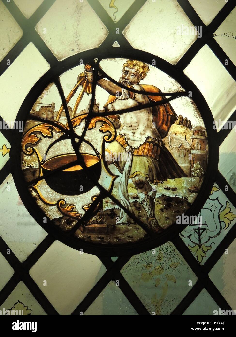 17th Century Stained Glass Window A.D Stock Photo - Alamy