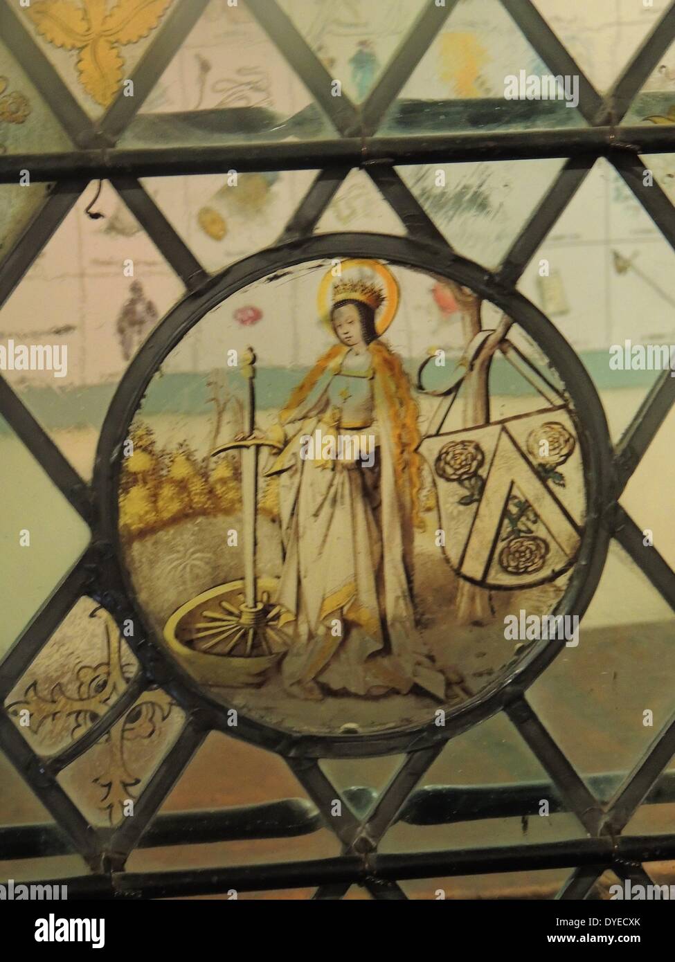 17th Century Stained Glass Window A.D Stock Photo - Alamy