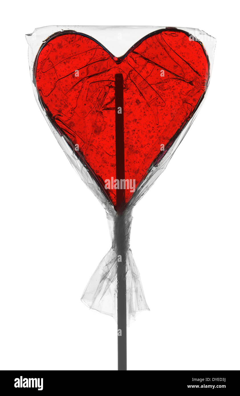 One lollipop seen against the light Stock Photo - Alamy