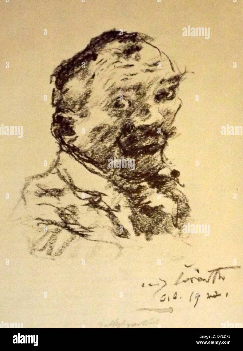 Self portrait lovis corinth High Resolution Stock Photography and ...