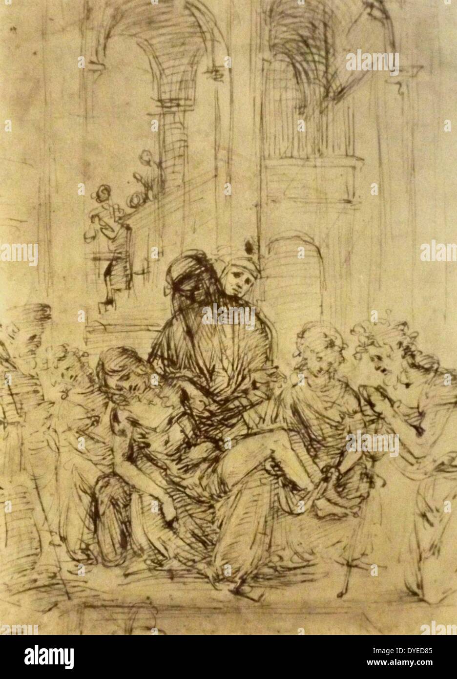 Virgin mary cradling dead hi-res stock photography and images - Alamy