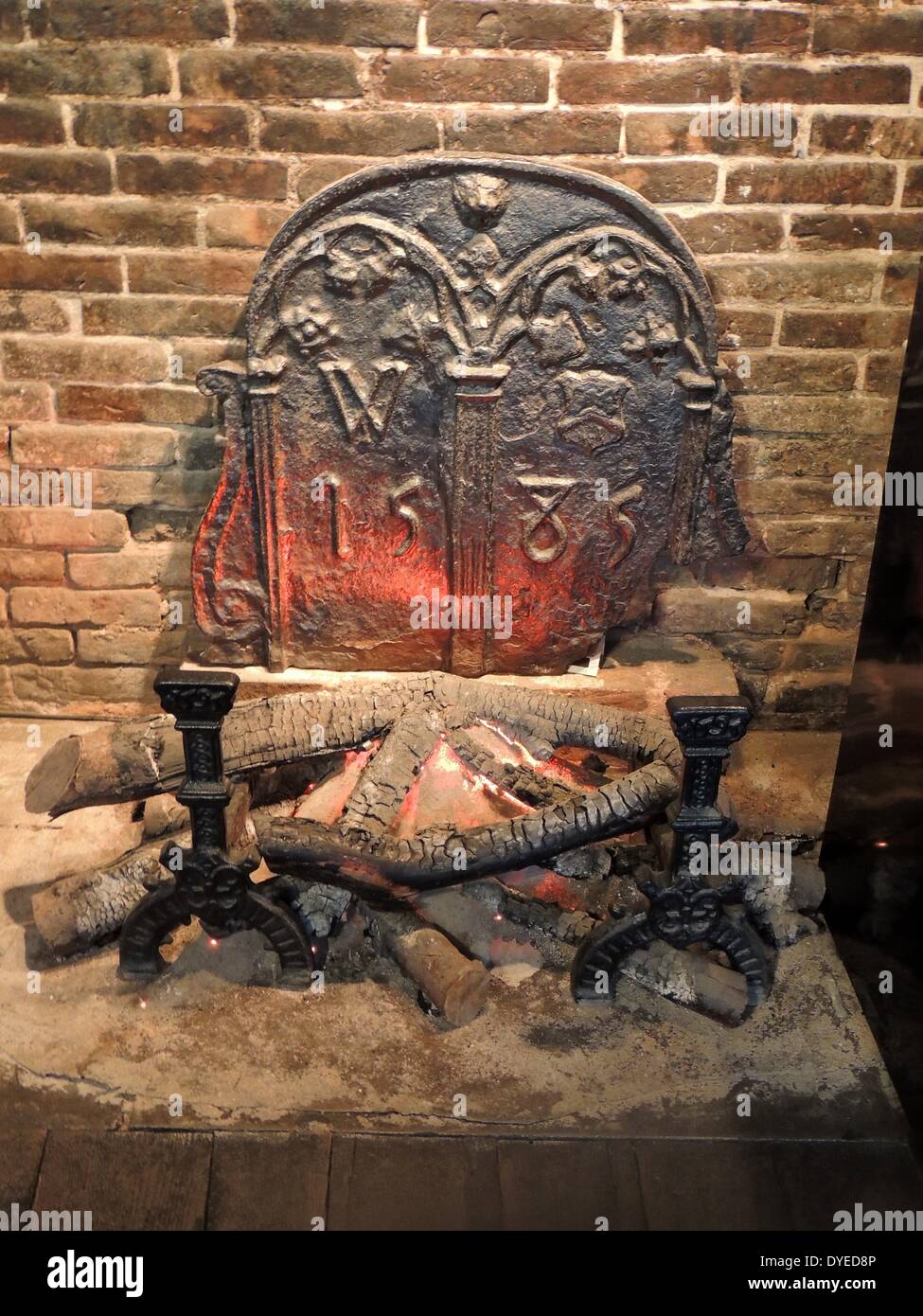 16th century Fireplace A.D Stock Photo - Alamy