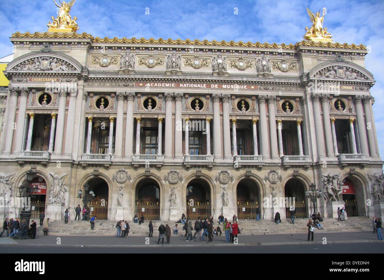 The Palais Garnier 2013. The Paris opera house designed by Charles ...