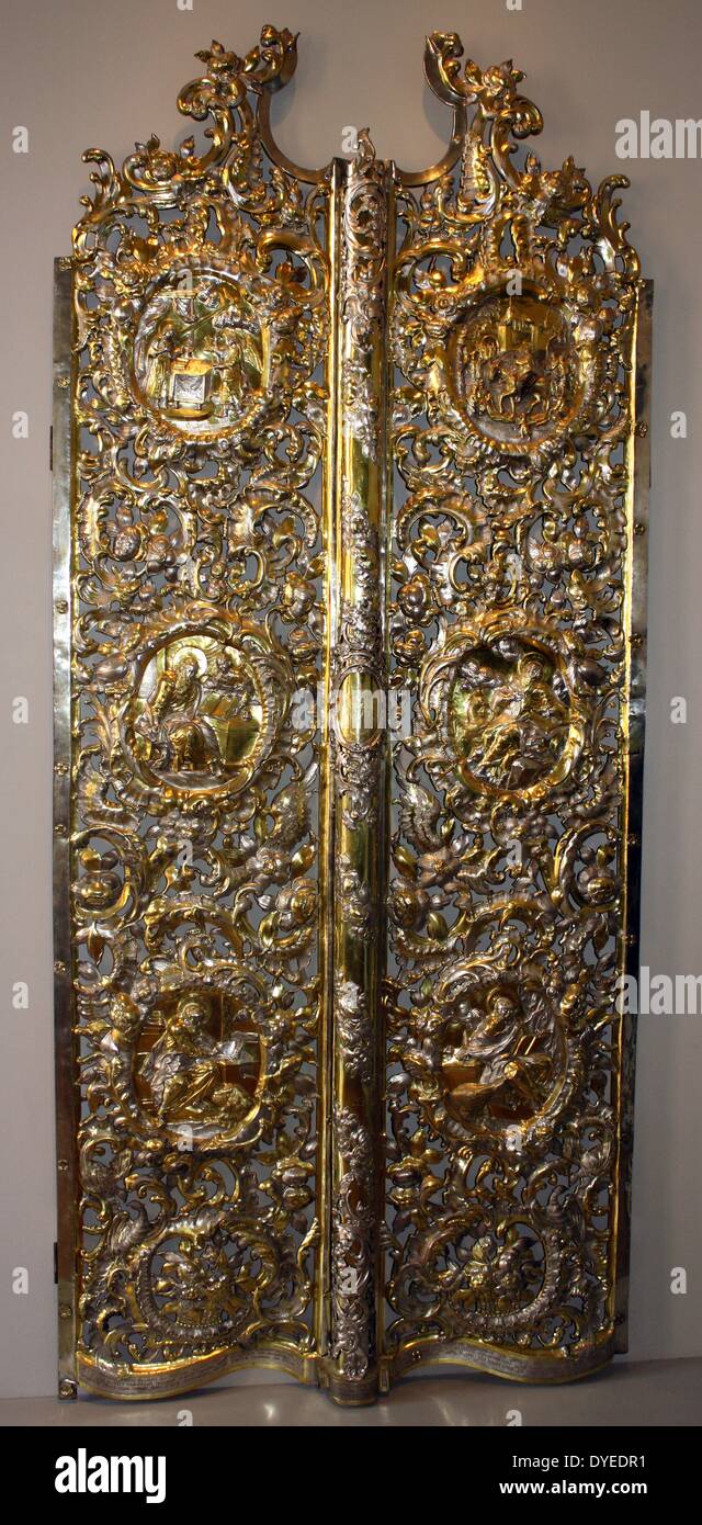 Kiev Monastery Gates 1784. Made for an Orthodox church in a monastery ...