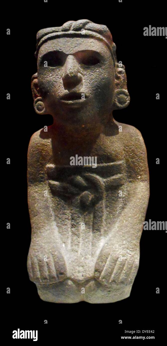 Kneeling female figure 15th century aztec history historical archive ...