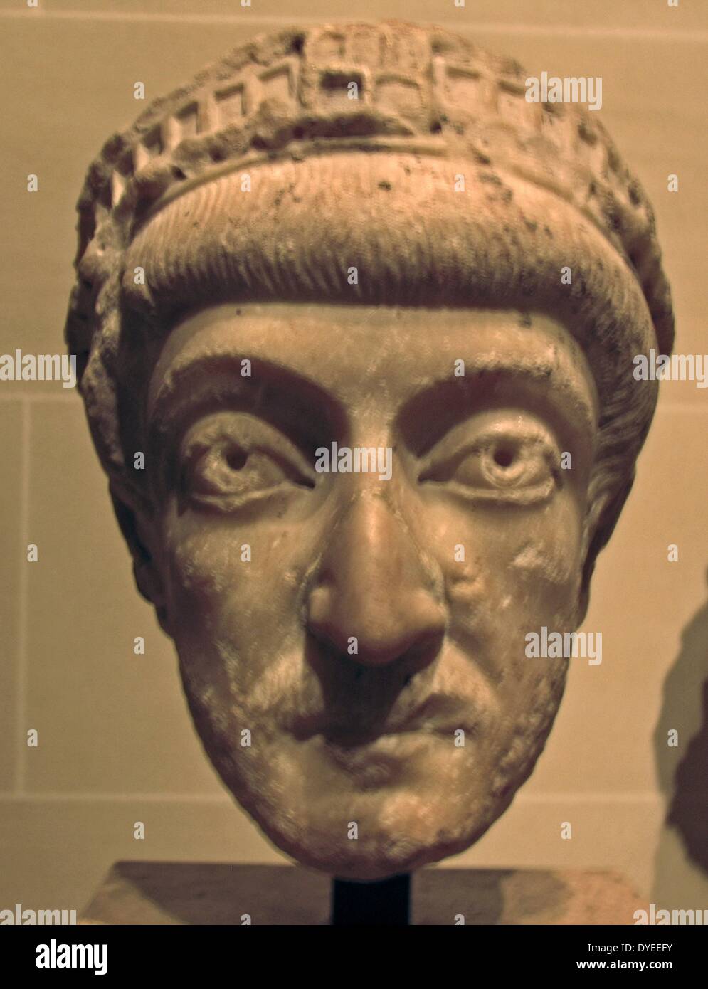Marble Bust of Emperor Theodosius II 408 A.D Stock Photo - Alamy
