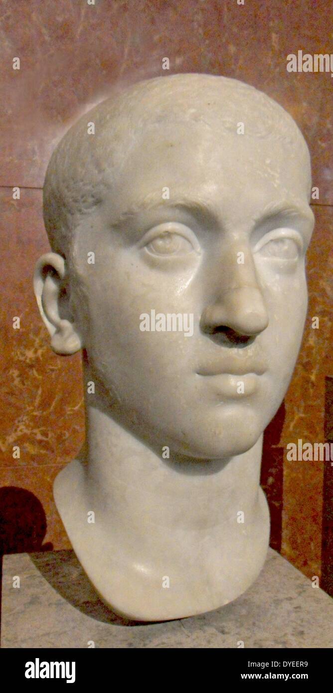 Marble Bust of Empress Julia Domna 211 A.D. Wife of Emperor Septimius ...