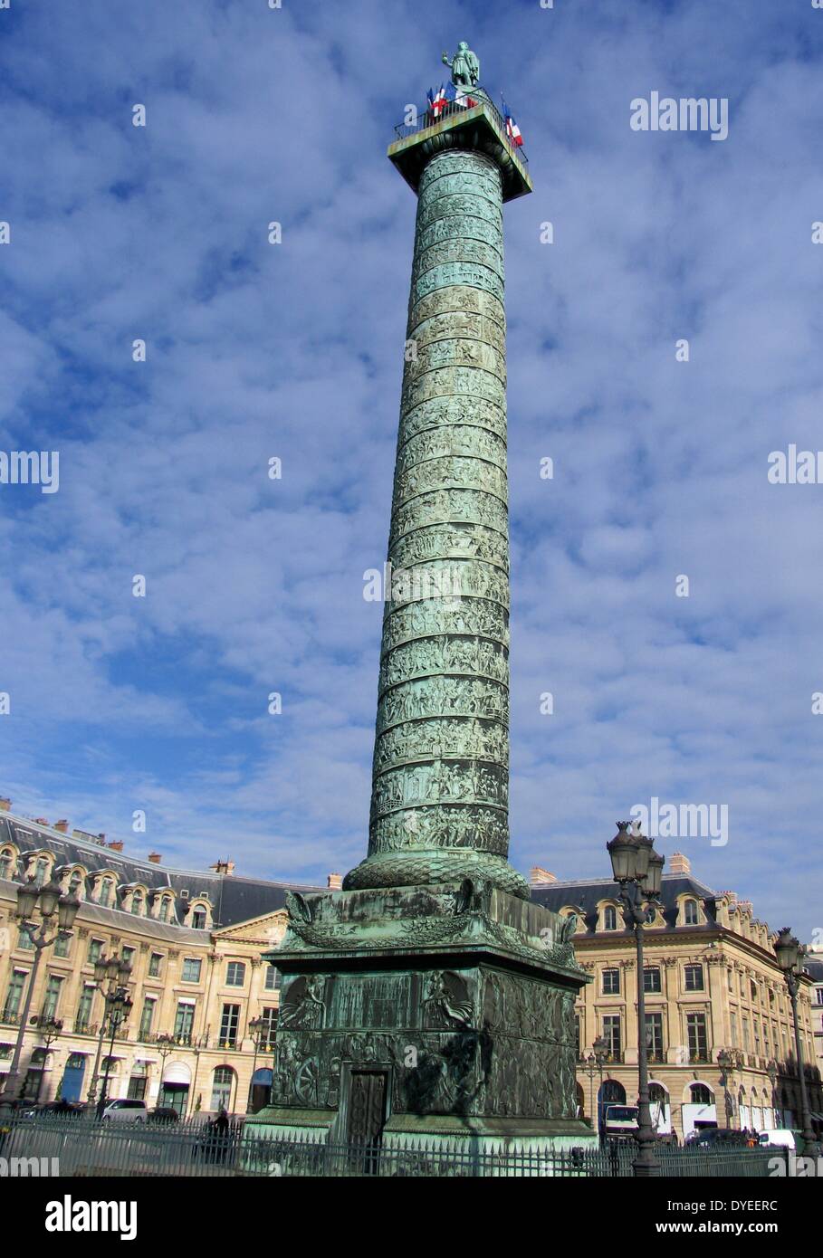 View of The Vendôme Column 2013. Modelled after Trajan's Column. 425 ...