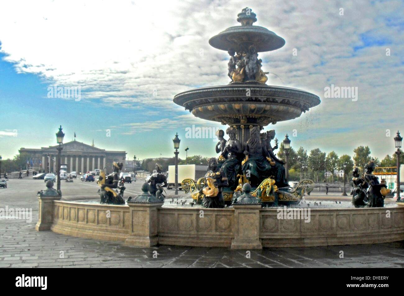 View of the Fountain of River Commerce and Navigation 2013. One of the ...