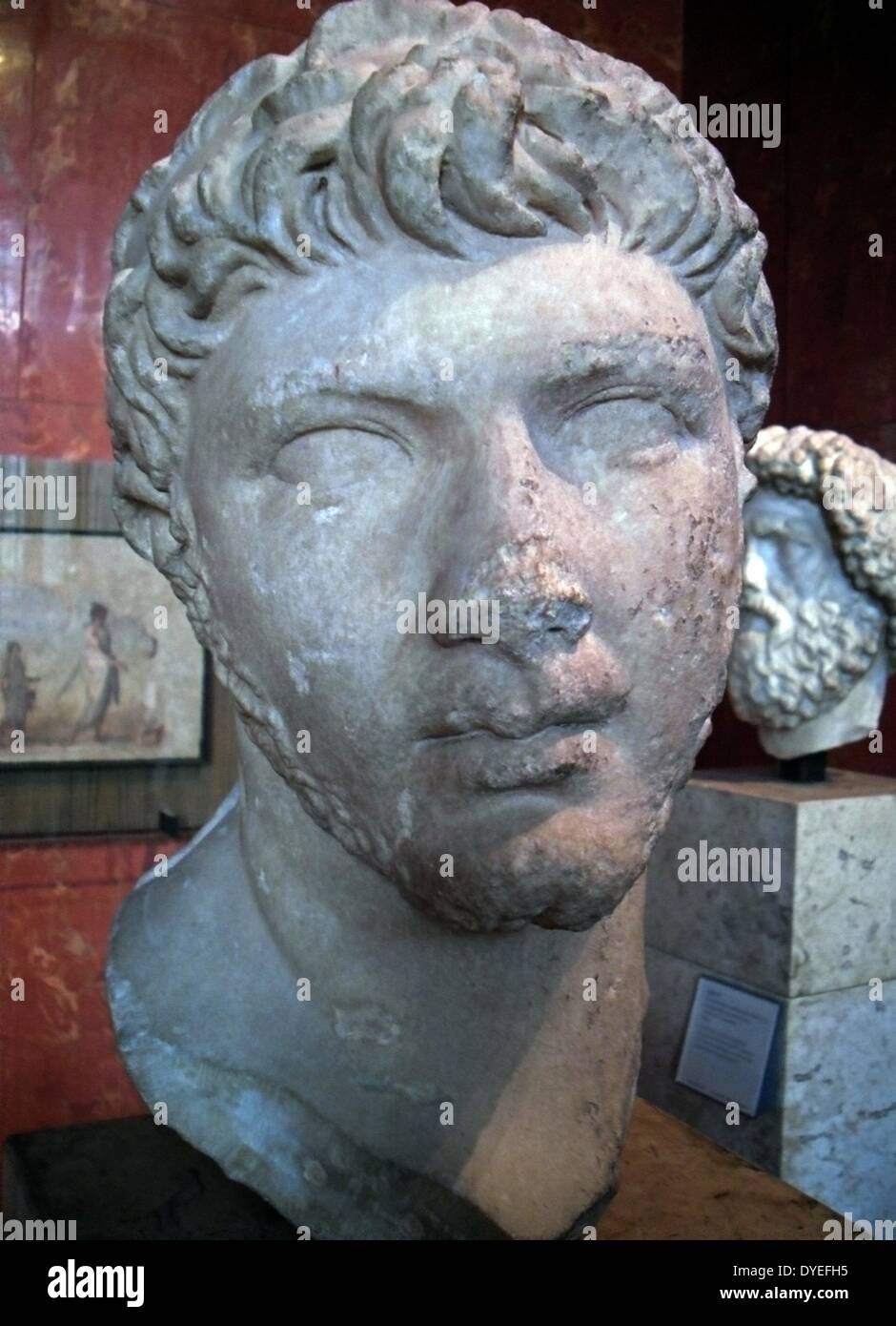 Marble Bust of Ptolemy of Mauretania 40 A.D. Prince and last Roman ...
