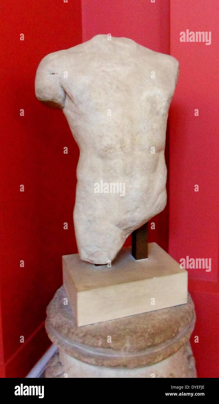 Male Torso 5th Century B.C. Greek Stock Photo - Alamy
