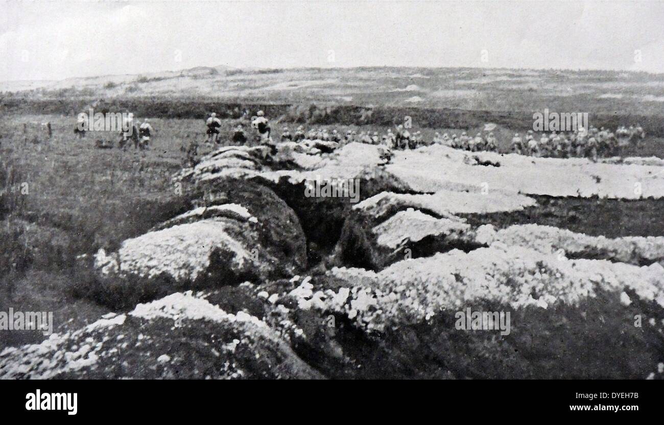 World War 1 - The Battle of Champagne, French colonial forces push ...