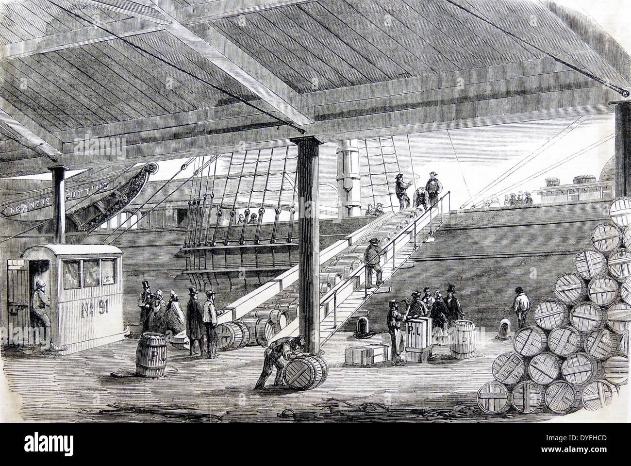 Lancashire Cotton Famine: Provisions sent from New York for the ...