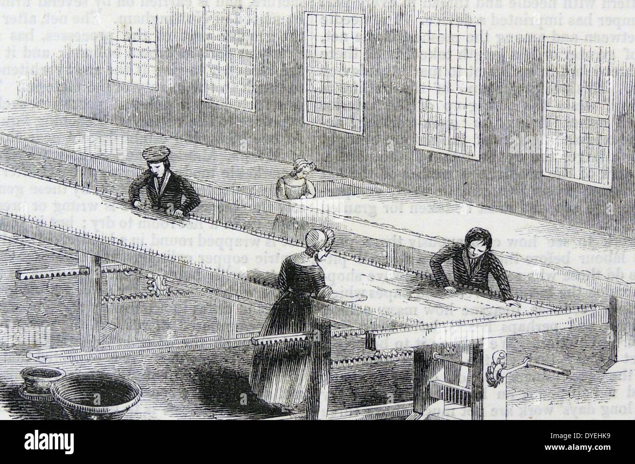 Home workers child labour female lace textiles industry hi-res stock ...