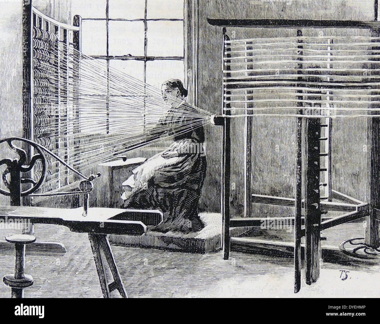 Warping mill hi-res stock photography and images - Alamy